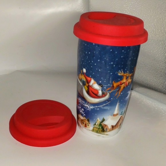 Pier 1 | Dining | Pier One Santa And Sleigh Porcelain Tumbler Wextra ...